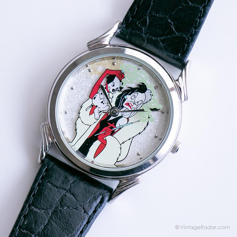 Rare Vintage Cruella Watch Disney Villains Limited Edition Series