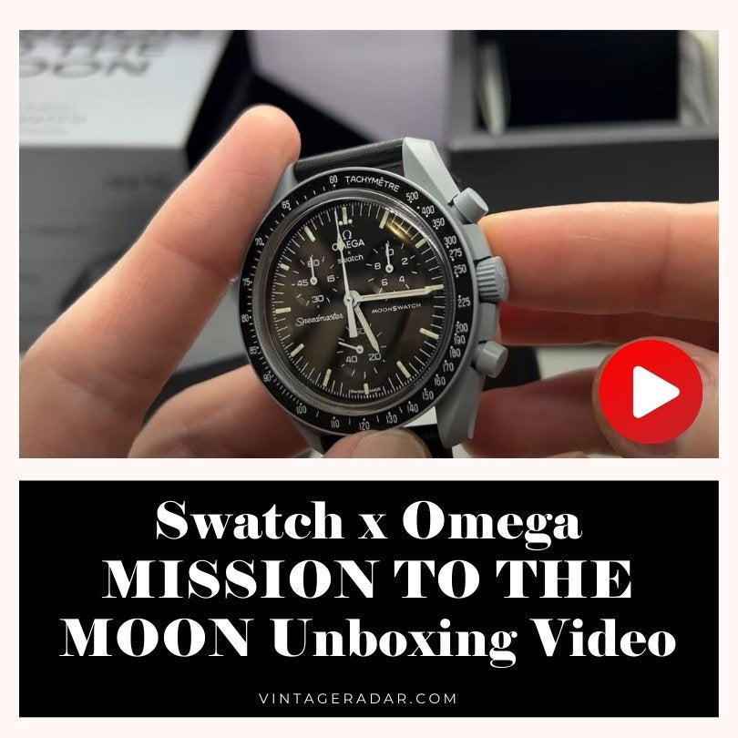 Swatch x Omega MISSION TO THE MOON Unboxing – Vintage Radar