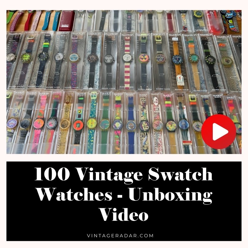 Video unboxing: 100 Swatch watches – Vintage Radar