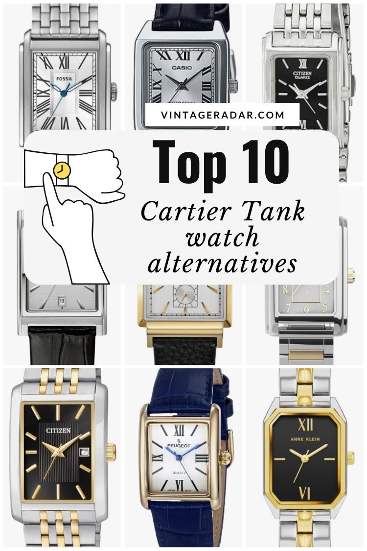 Top 10 Best Cartier Tank Alternatives | Best Affordable Tank Watches ...