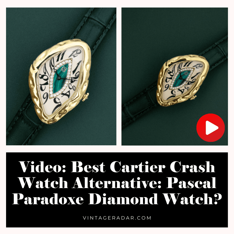Best Cartier Crash Watch Alternative: Pascal Paradoxe Diamond Watch ...