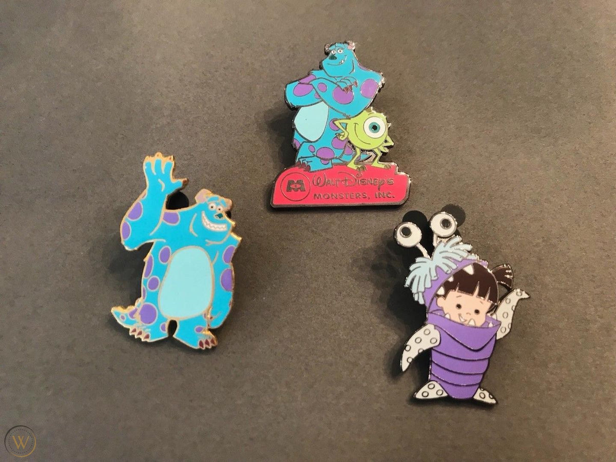 Monsters Inc Pins | Pixar Animation Studios Pins | Disney Enamel Pins ...