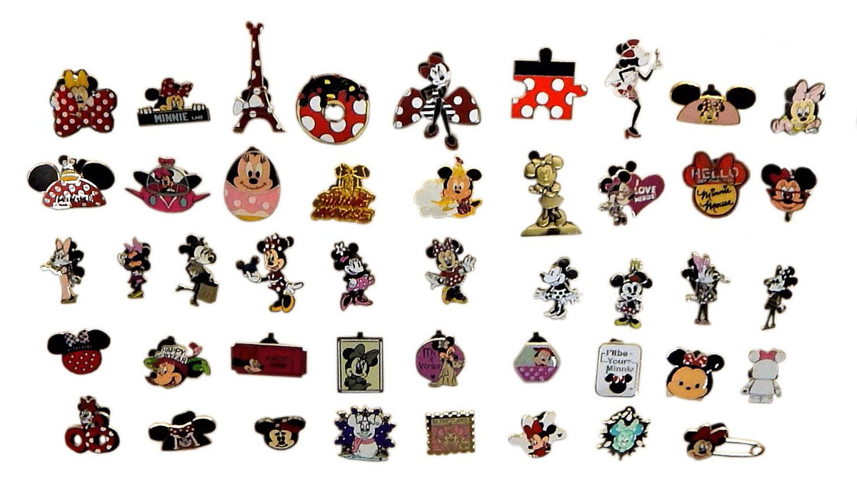 Minnie Mouse Disney Pins | Minnie Mouse Enamel Rare Disney Lapel Pins ...