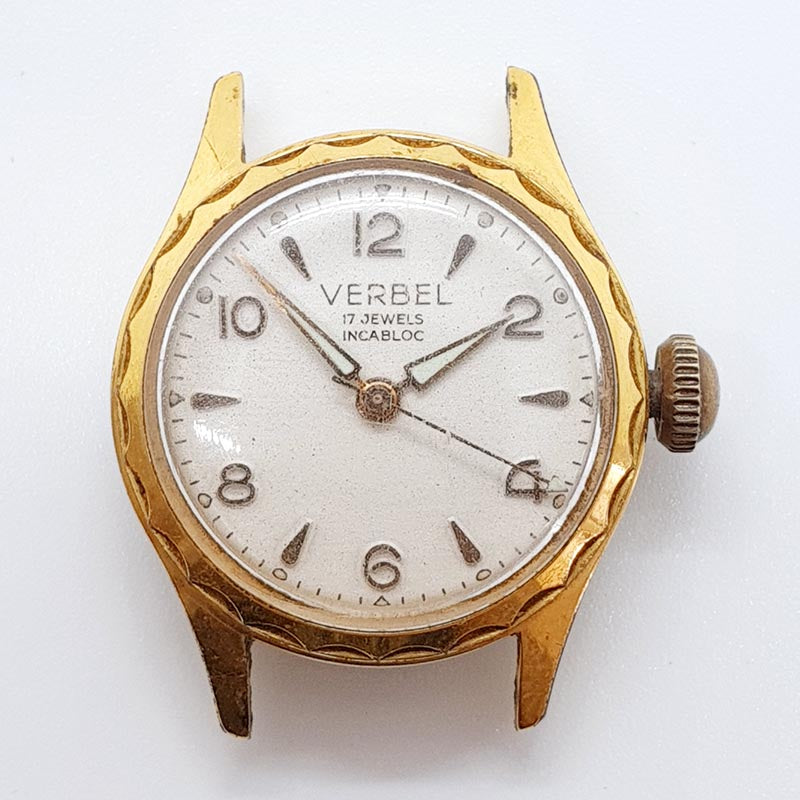 Verbel 17 Jewels Luxury Mechanical Watch for Parts & Repair – Vintage Radar
