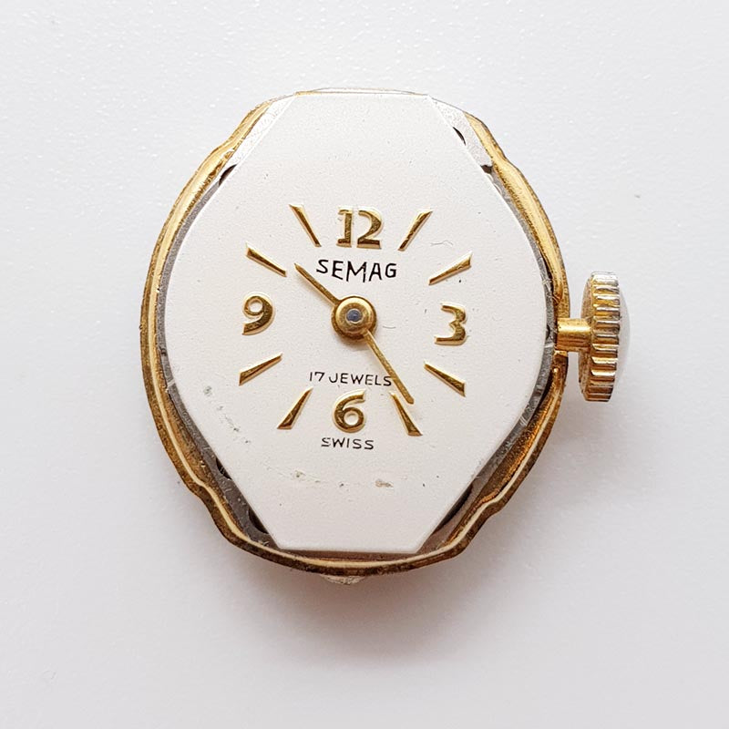 Semag 17 Jewels Swiss Made Watch for Parts & Repair - NOT WORKING ...