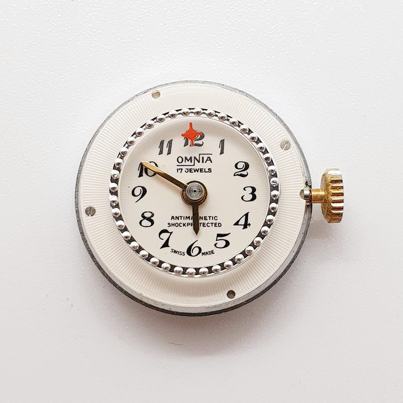 Red Omnia 17 Jewels Swiss-made Watch for Parts & Repair - NOT WORKING ...