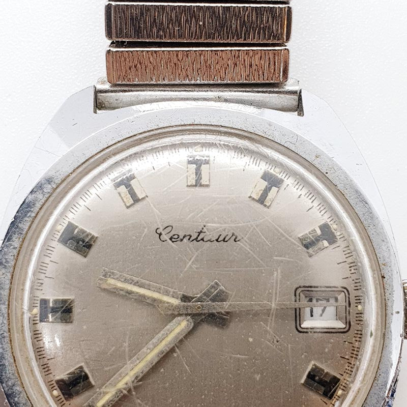 Centaur 17 Jewels Date Luxury Men's Watch for Parts & Repair – Vintage ...
