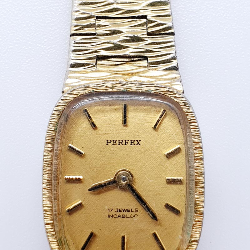 Perfex 17 Jewels Mechanical Watch for Parts & Repair - NOT WORKING ...
