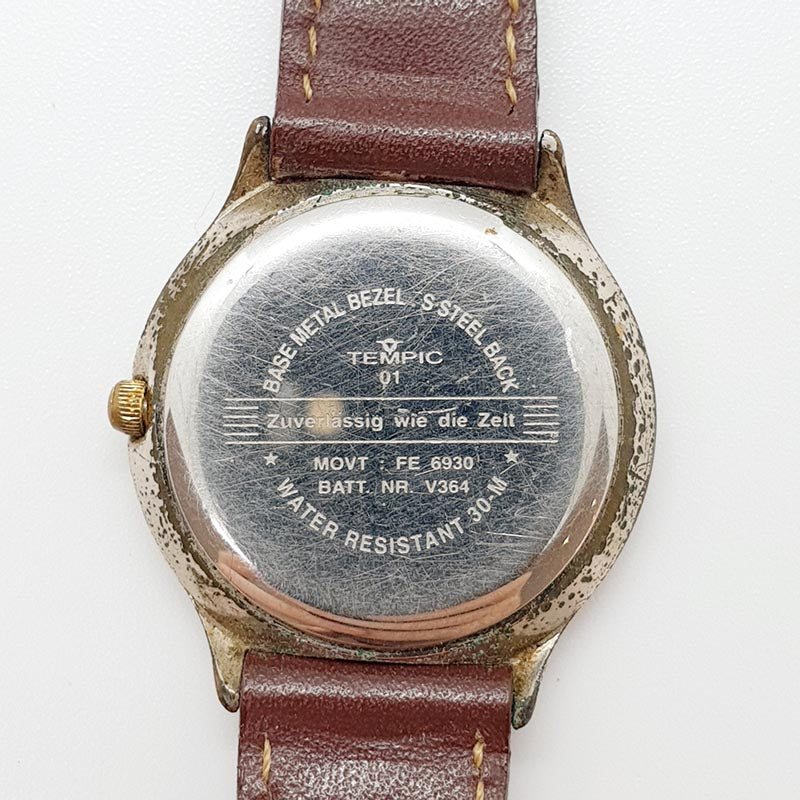 Tempic 01 German Quartz Watch for Parts & Repair - NOT WORKING ...