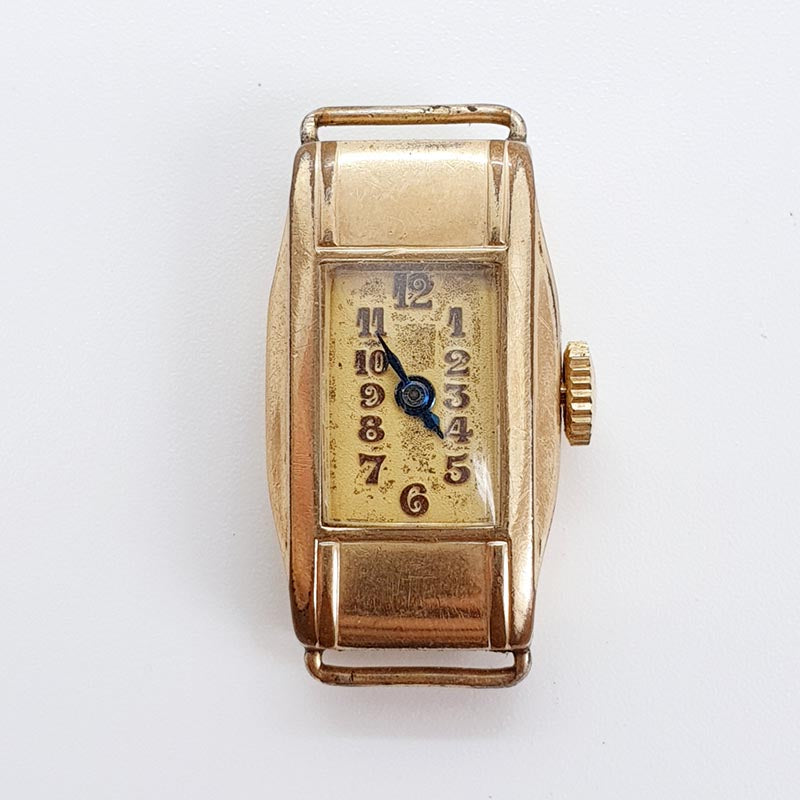 1930s Art Deco Military WWI Tank Watch for Parts & Repair -NOT WORKING ...