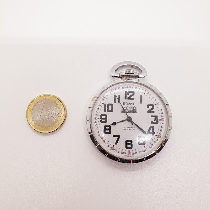 Le Gant Swiss Made Evaco S.A. Train Pocket Watch for Parts & Repair ...