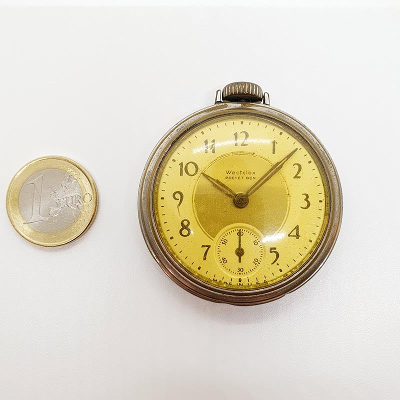 1950s Westclox Pocket Ben USA Pocket Watch for Parts & Repair – Vintage ...