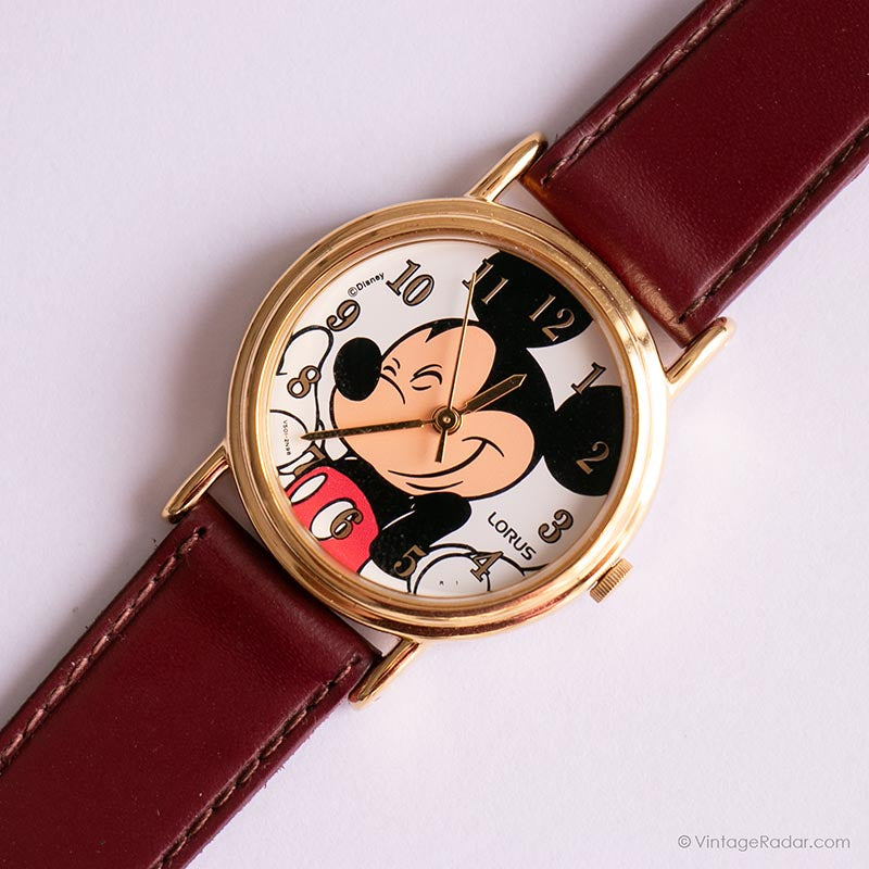 Vintage Lorus Mickey Mouse Watch | Lorus V501-6S70 R1 Disney Watch ...