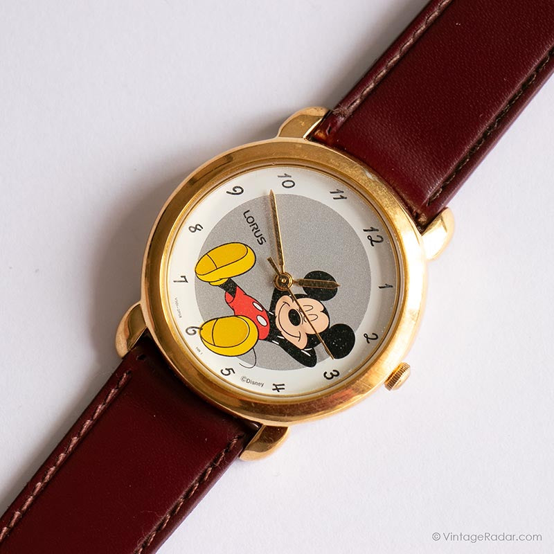 RARE Vintage Lorus Mickey Mouse Relaxing Watch | Lorus V501-6T90 R1 ...