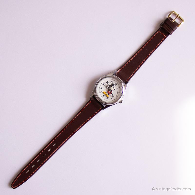 Vintage Silver-tone Mickey Mouse Disney Quartz Watch for Women ...