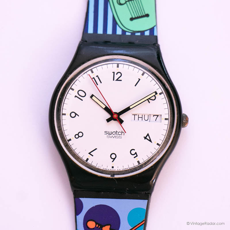 1986 Swatch GB709 CLASSIC TWO Watch | 80s RARE Vintage Swatch Watch ...