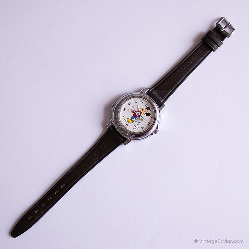 Vintage Lorus Mickey Mouse Musical Watch | Silver-tone Disney Watch ...