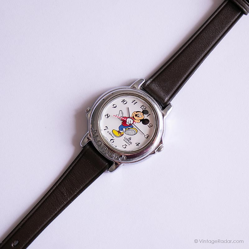Vintage Lorus Mickey Mouse Musical Watch | Silver-tone Disney Watch ...