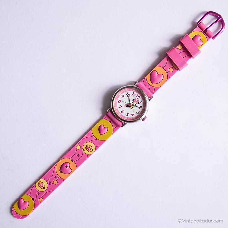 90s Colorful Minnie Mouse Watch for Women | Vintage Disney Watch ...