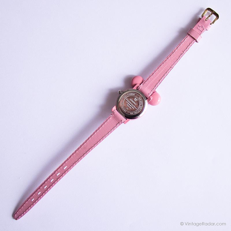 Pink Minnie Mouse Shaped Women's Watch with Pink Strap | Vintage Watch ...