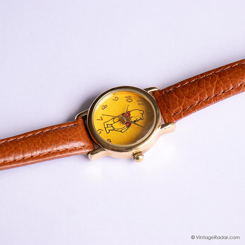Small Classic Winnie the Pooh Gold-Tone Watch for Her – Vintage Radar