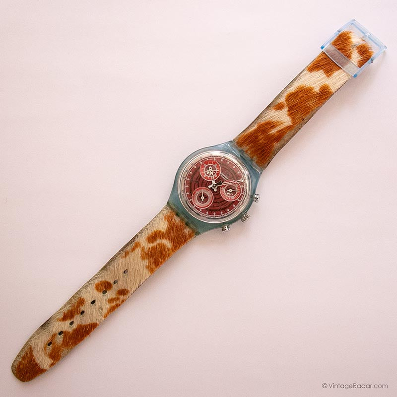 Vintage Swatch Chrono FURY SCN109 Watch | 90s Swiss Chronograph Watch ...