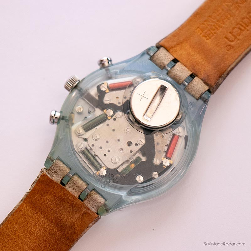 Vintage Swatch Chrono FURY SCN109 Watch | 90s Swiss Chronograph Watch ...