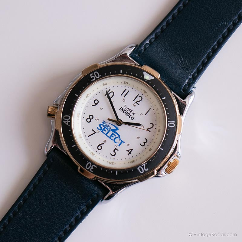 Vintage Timex Indiglo Winston Select Watch | RARE Two-tone Timex Watch ...