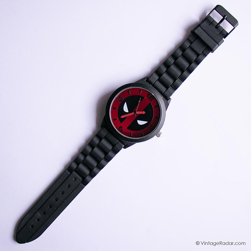 Deadpool Marvel Legends Watch for Men by Accutime Watch Corp – Vintage ...