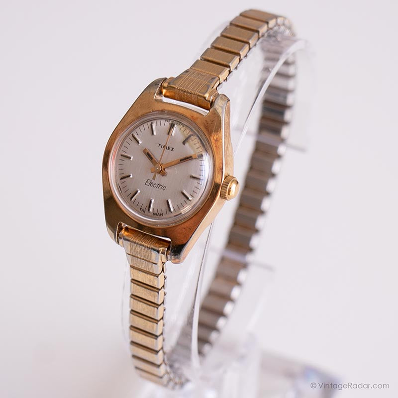 Vintage Timex Electric Watch | Round Dial Bracelet Watch for Her ...