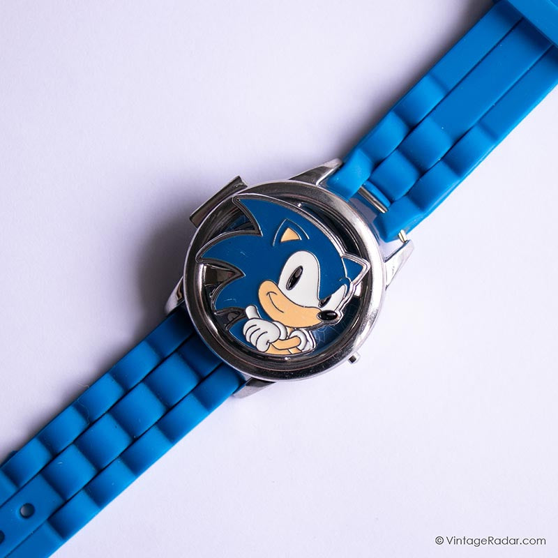 Blue Sonic the Hedgehog Character Digital Quartz Watch – Vintage Radar