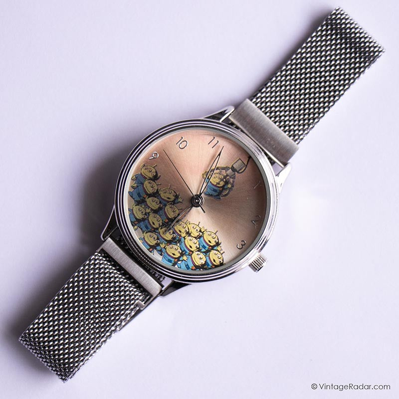 Cute Minions Stainless Steel Quartz Watch for Adults – Vintage Radar