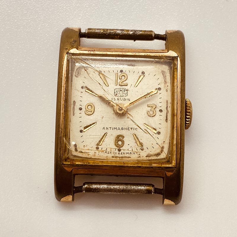 UMF Ruhla 15 Rubis Made in Germany Watch for Parts & Repair – Vintage Radar