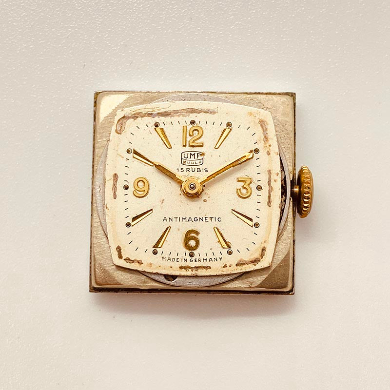 UMF Ruhla 15 Rubis Made in Germany Watch for Parts & Repair – Vintage Radar