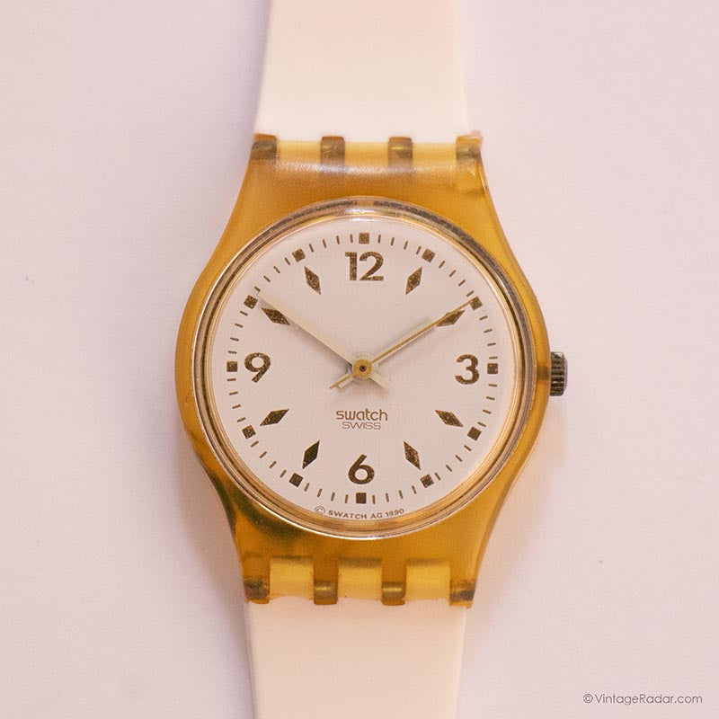 Swatch Lady LK123 GOLDEN BRIDE Watch | 90s Vintage Swatch Watch ...