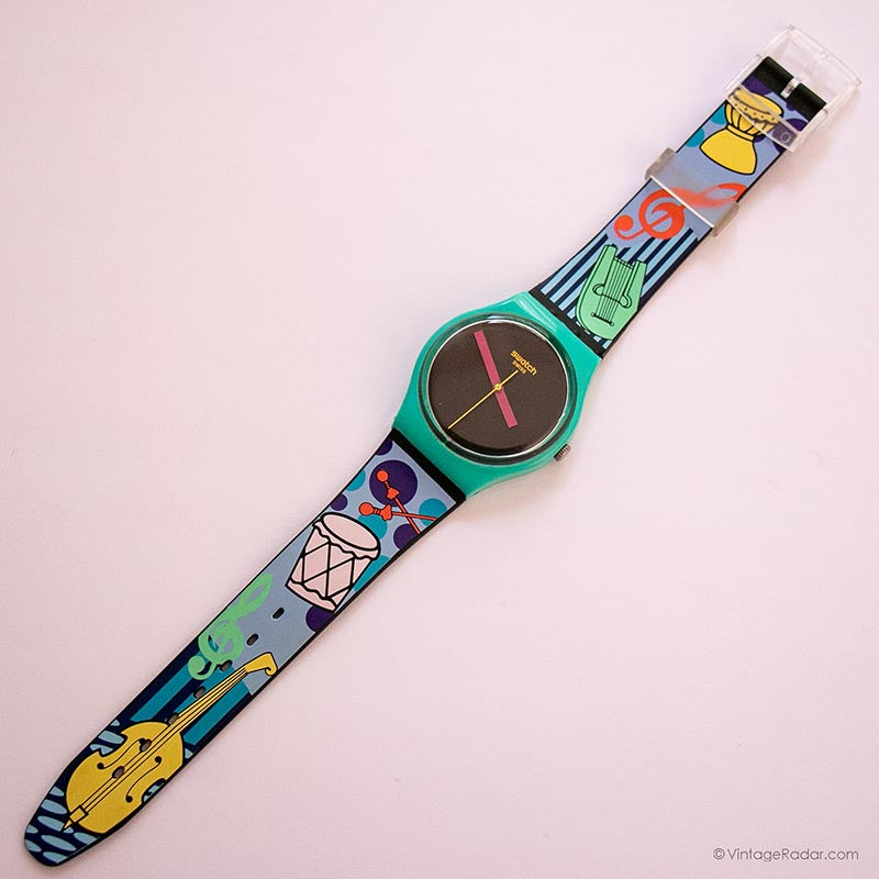 Swatch AFM POWDER TURN GG211 Watch | Retro Swatch Gent Watch – Vintage ...