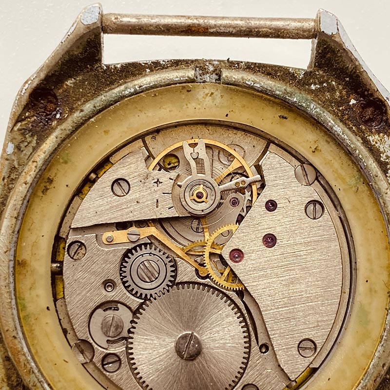 Rectangular Vostok Russian Mechanical Watch for Parts & Repair ...
