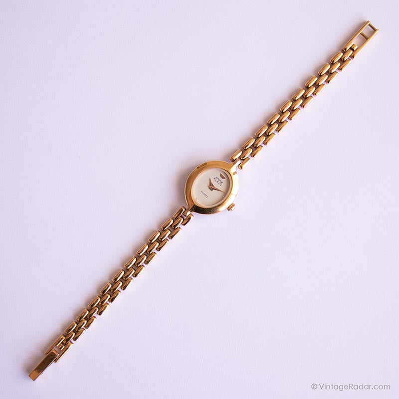Vintage Oval Dial Anne Klein Watch | Gold-tone Fashion Watch for Her ...