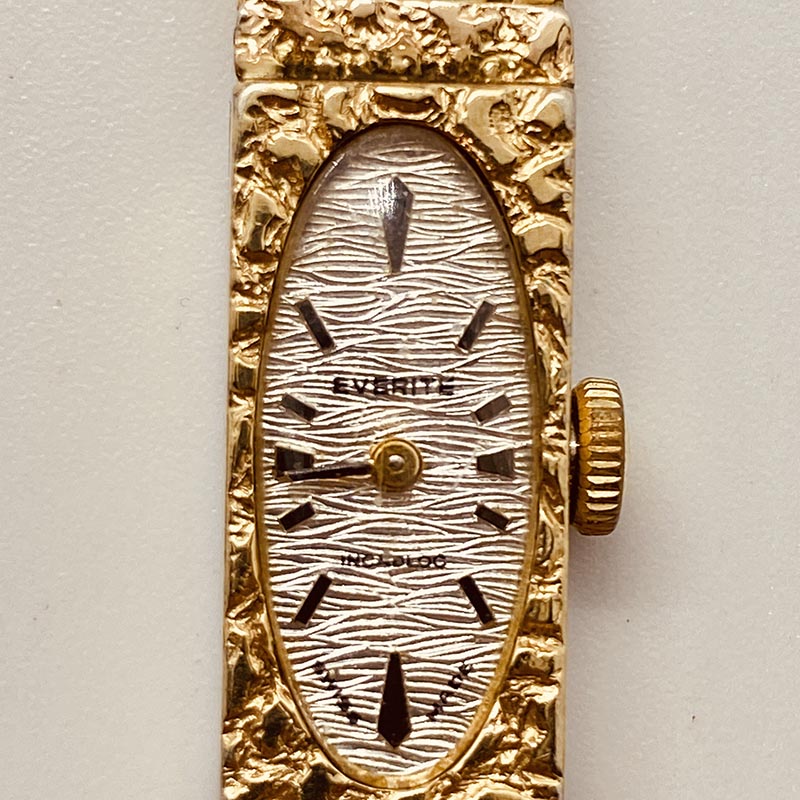 1950s Everite Swiss Made 17 Jewels Art Deco Watch for Parts & Repair ...