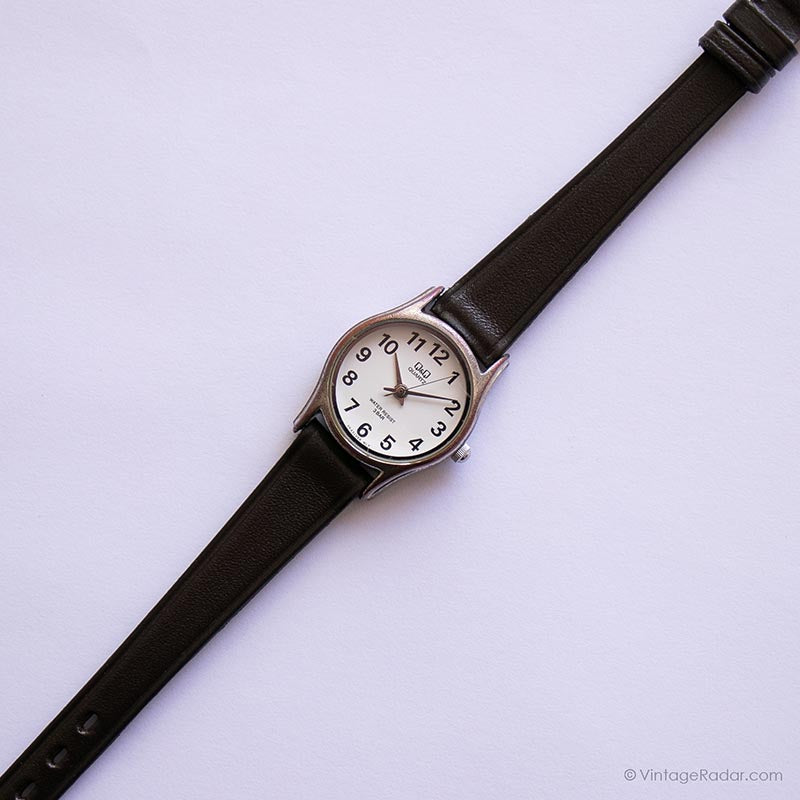 Vintage Q&Q Quartz Watch for Ladies | Affordable Silver-tone Watch ...
