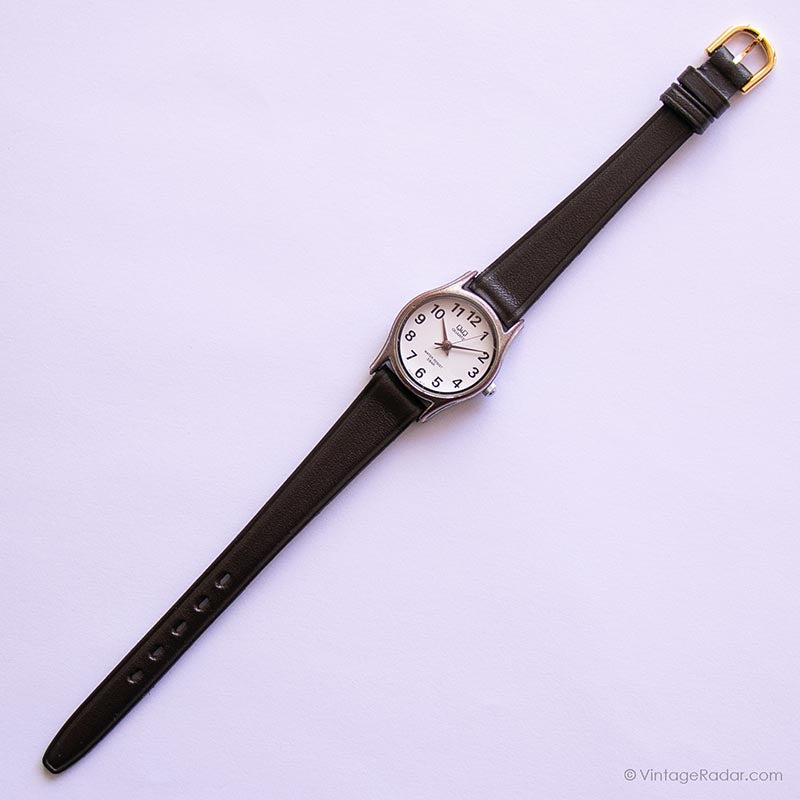 Vintage Q&Q Quartz Watch for Ladies | Affordable Silver-tone Watch ...