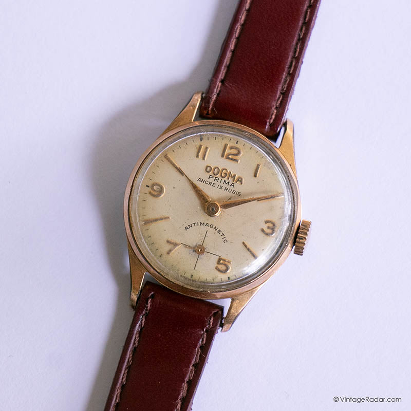 Dogma Prima Ancre 15 Rubis Mechanical Watch | Swiss-made Ladies Watch ...