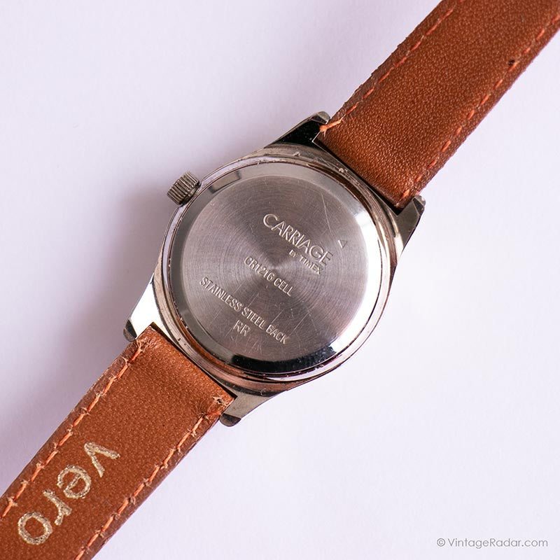 Vintage Carriage Indiglo Date Watch | Retro Office Watch for Ladies ...