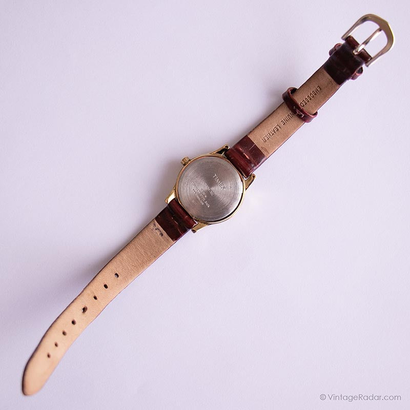 Vintage Timex CR 1216 CELL Watch | Pearl Dial Gold-tone Watch for Her ...