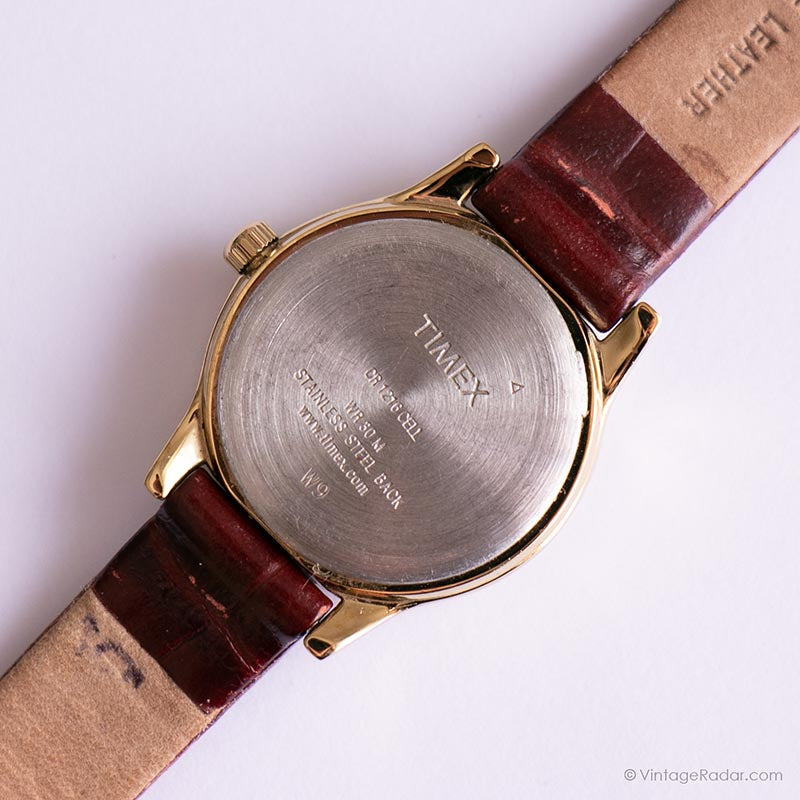 Vintage Timex CR 1216 CELL Watch | Pearl Dial Gold-tone Watch for Her ...