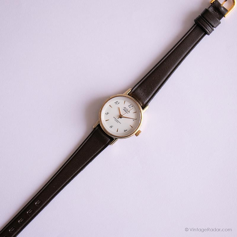 Vintage Minimalistic Acqua Indiglo Watch | Gold-tone Watch for Ladies ...