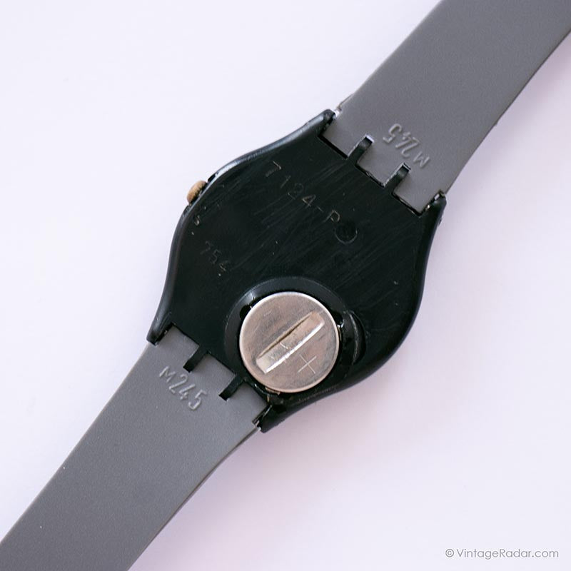 1984 Swatch BLACK DIVERS GB704 Watch | Collectible 1908s Swatch Watch ...