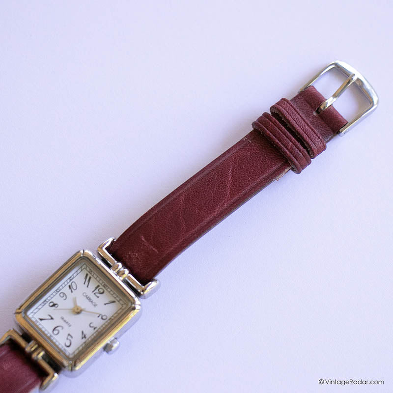 Square-dial Carriage by Timex Watch | Luxury Silver-tone Ladies' Watch ...