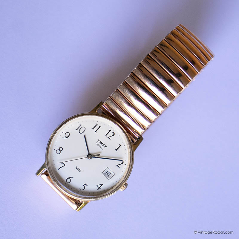 Vintage 90s Timex Quartz Date Watch | 1990s Best Timex USA Watches ...