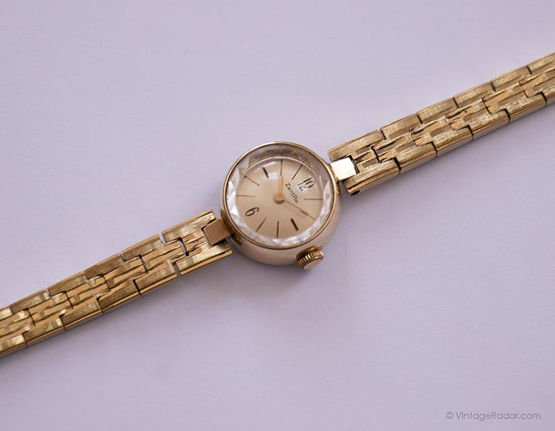 Gold-Tone ZentRa Mechanical Watch | Vintage German Ladies Watches ...